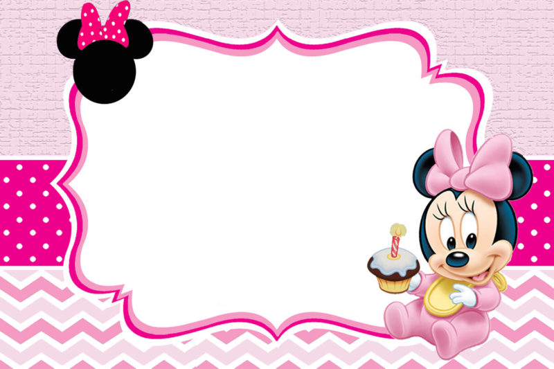 The Largest Collection Of FREE Minnie Mouse Invitation Templates Part 1