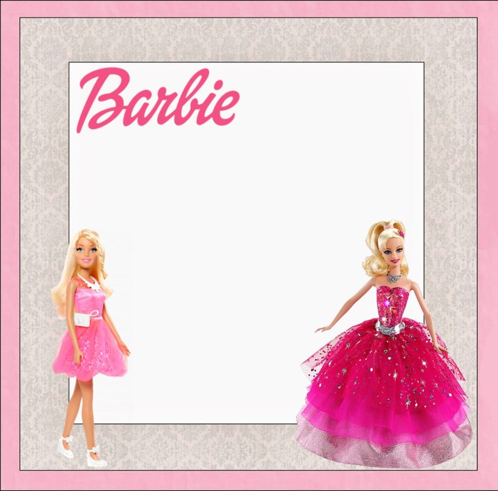 Free Barbie Invitation Templates